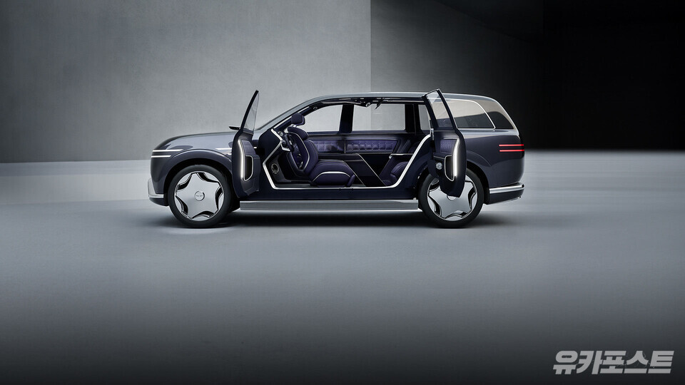 "단순함 속의 아름다움" 제네시스 GV90 콘셉트 '네오룬' 공개