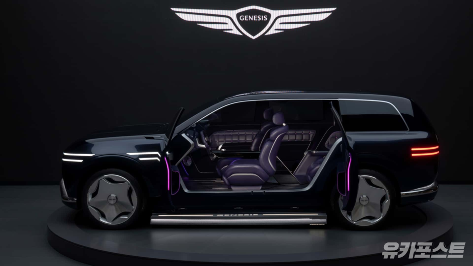 제네시스, 신형 대형 전기 SUV GV90 양산 임박! 2026년 초 출시 목표!